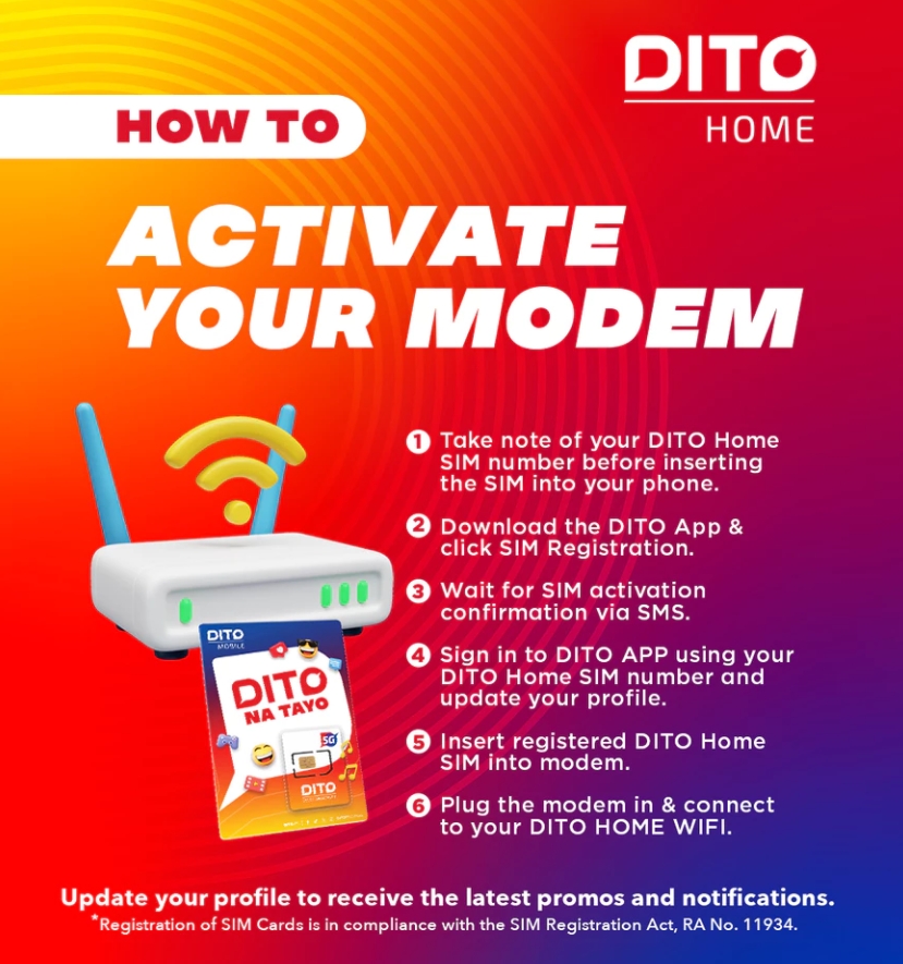 DITO Home WiFi Lite With 70GB Data for 30 Days | Shopee Philippines