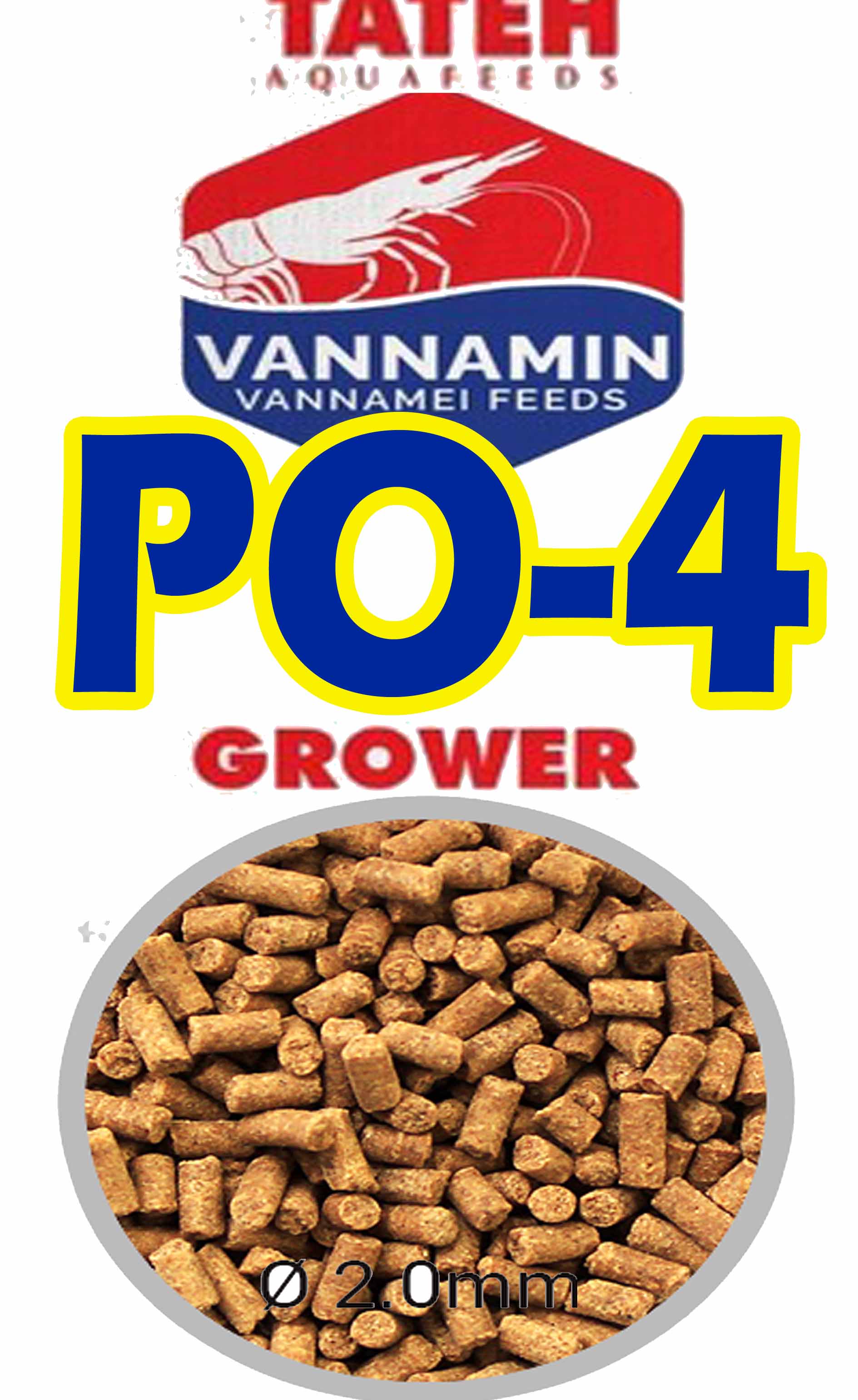 1kilo P04 TATEH VANNAMEI GROWER SINKING PELLET Vannamin Food for Fish ...