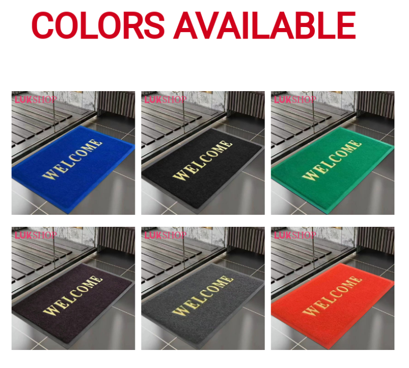 LUK Welcome Doormat PVC Door Mat Outdoor Mat Welcome Doormat Business ...