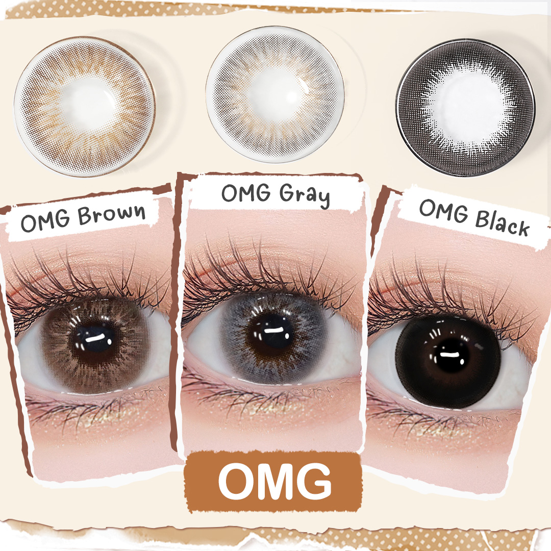 2025 New Magister OMG brown contact lens Contacts for Eyes Makeup Korea ...