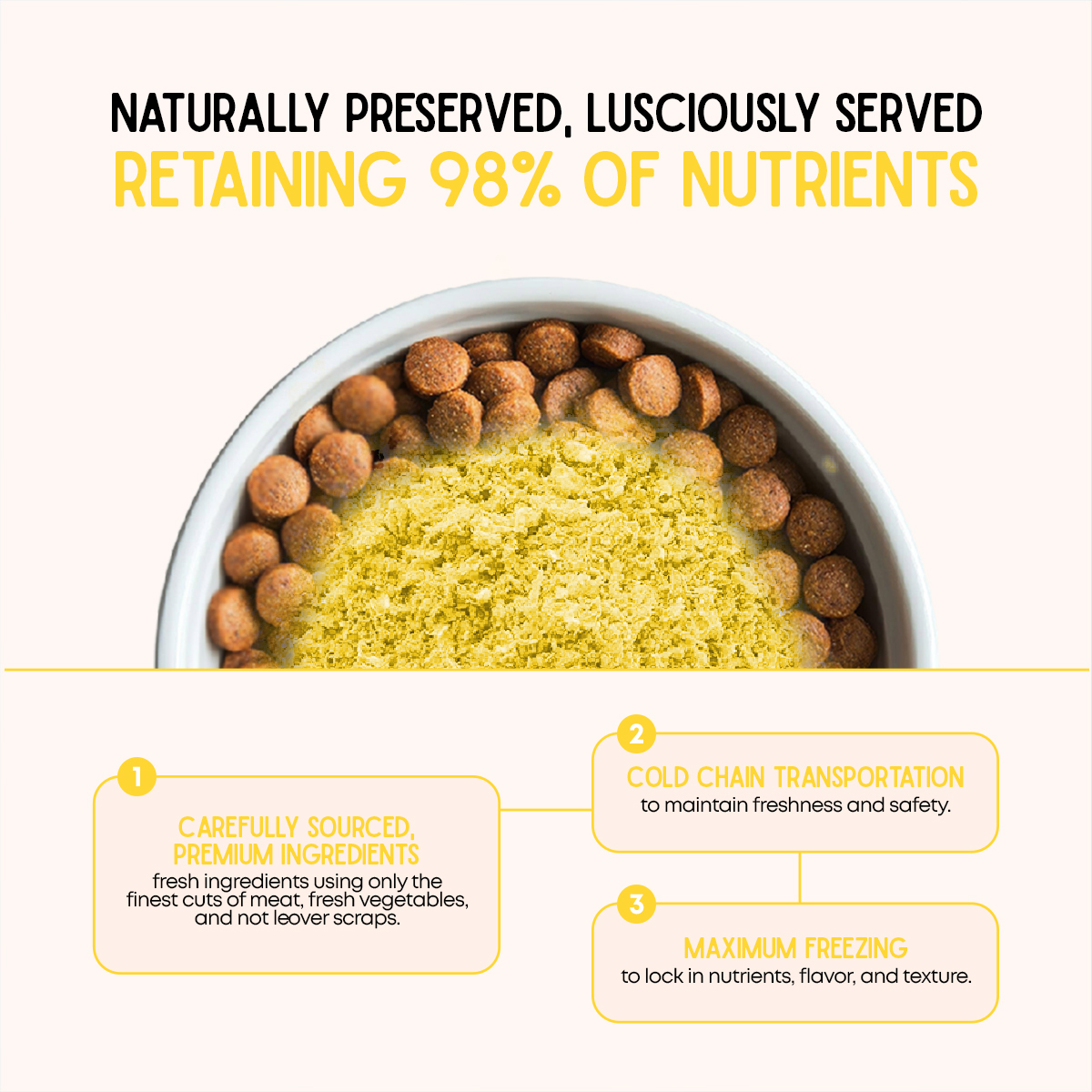 Luscious Recipe Freeze Dried Pure Eggyolk Powder Appetite Booster Meal ...