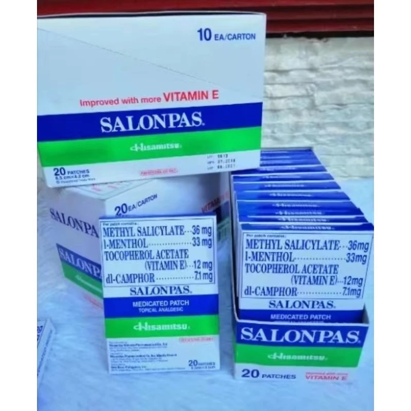 ( SET OF 3 Box ) SALONPAS Medicated Patch (10 Patches) | Shopee Philippines