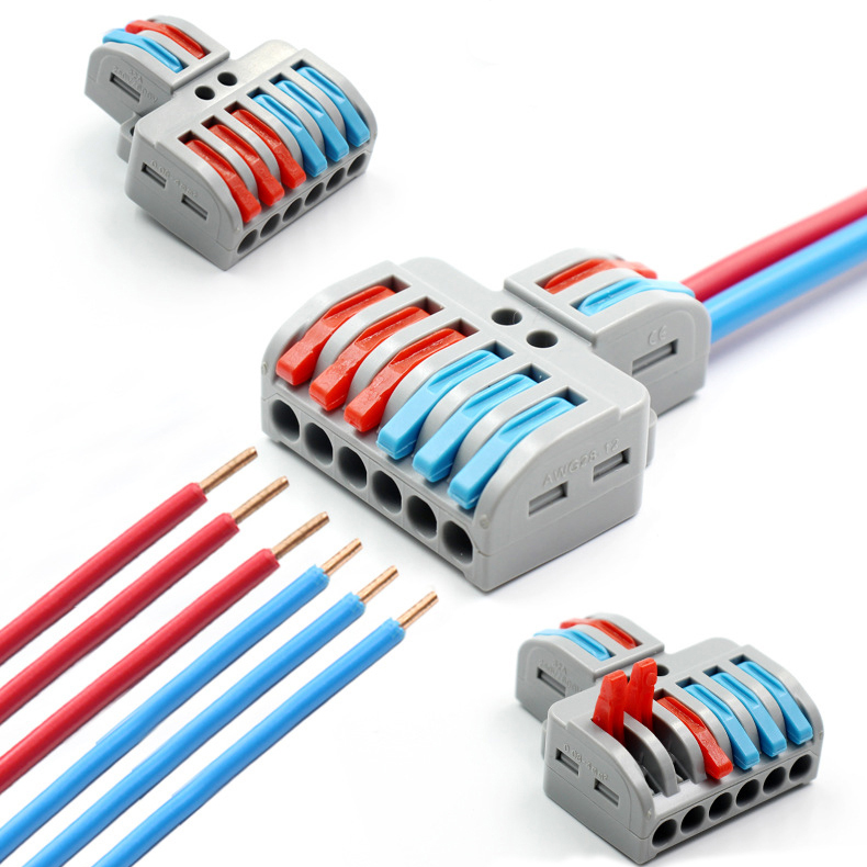 Quick-Connect Cable Connector, 32a Universal Wire Splitter, Push-In ...
