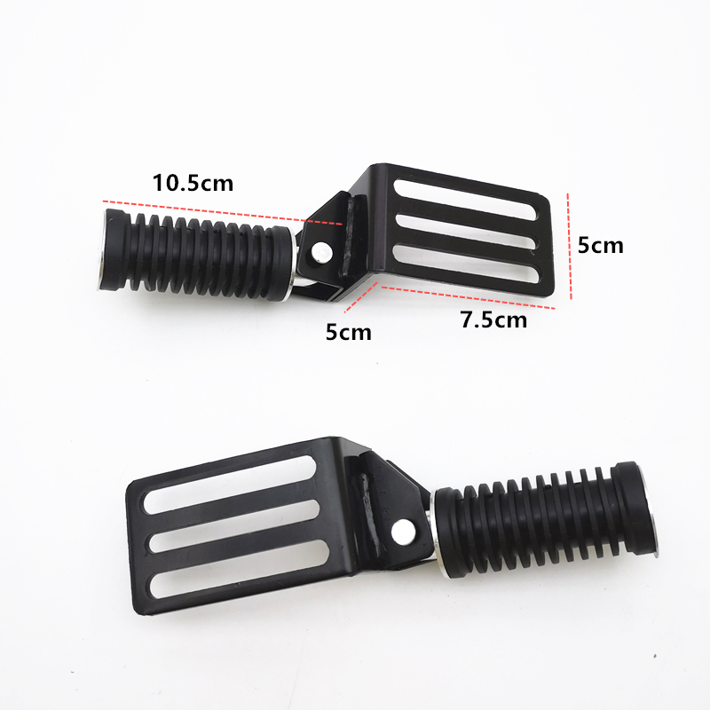 2pcs Universal Footstep Motorcycle Folding Pedal Foot Anti-Slip Hanging ...