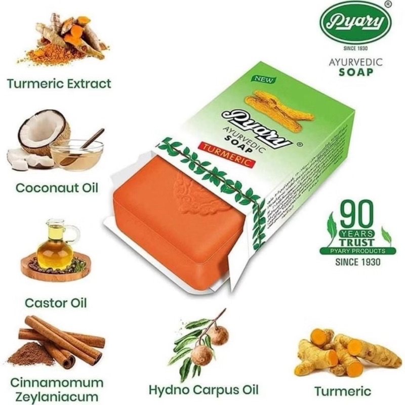 100% ORIGINAL PYARY TURMERIC 75g | Shopee Philippines