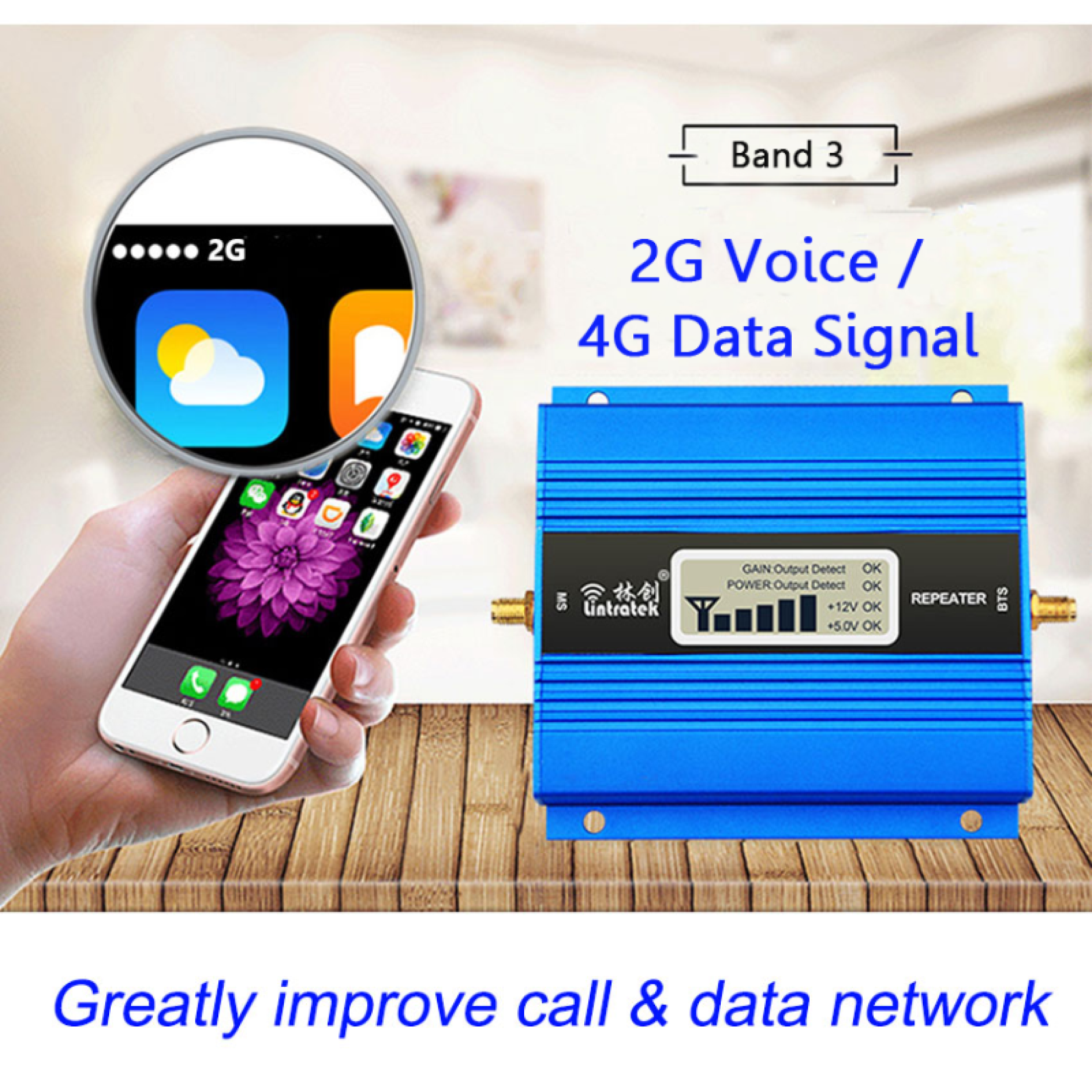Cell Phone Call and Digital Siganl Bo0 ster for All Nerwork GSM 4G 5G ...