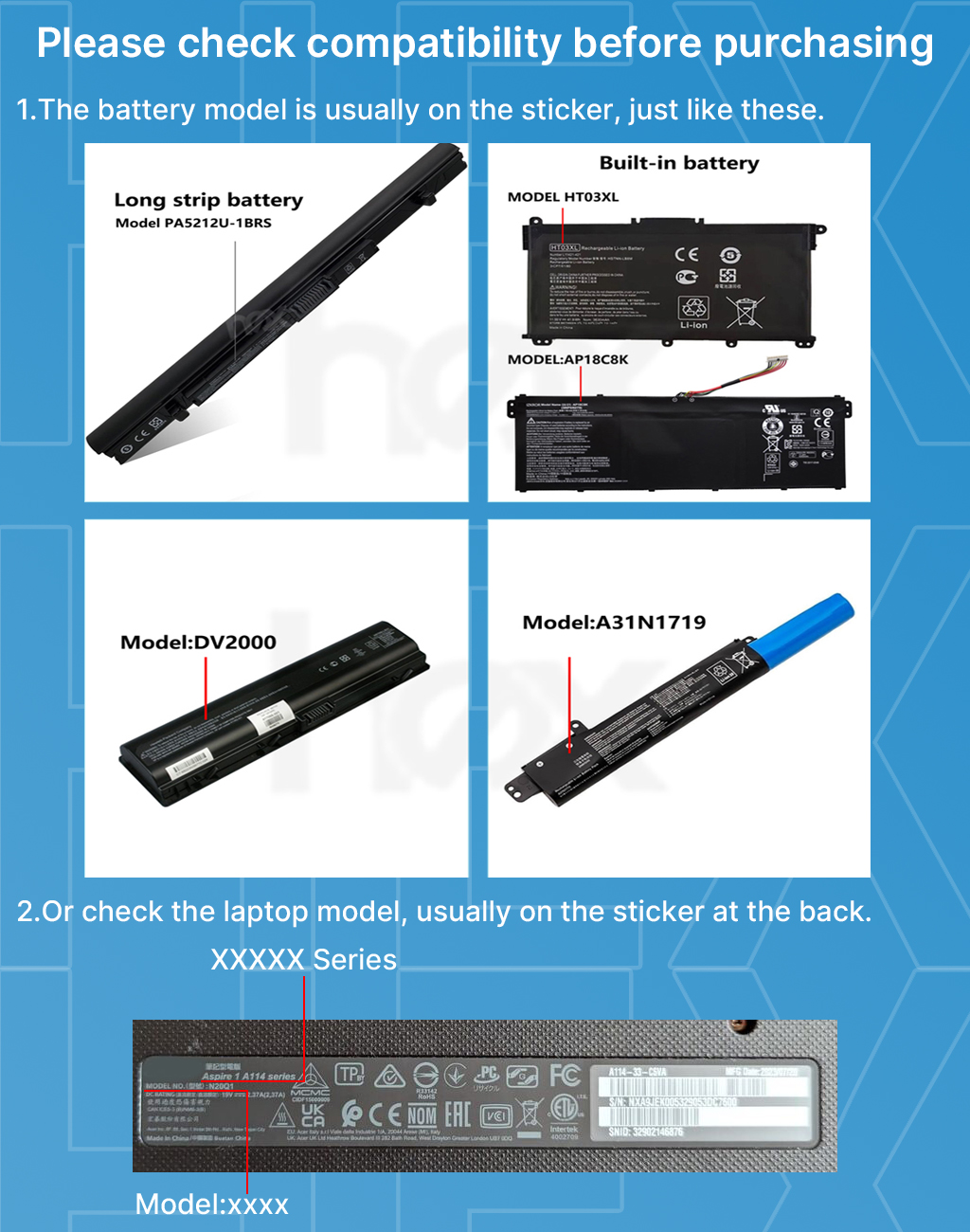 CC03XL Laptop Battery For HP EliteBook 830 835 840 845 AERO G7 ZBook ...