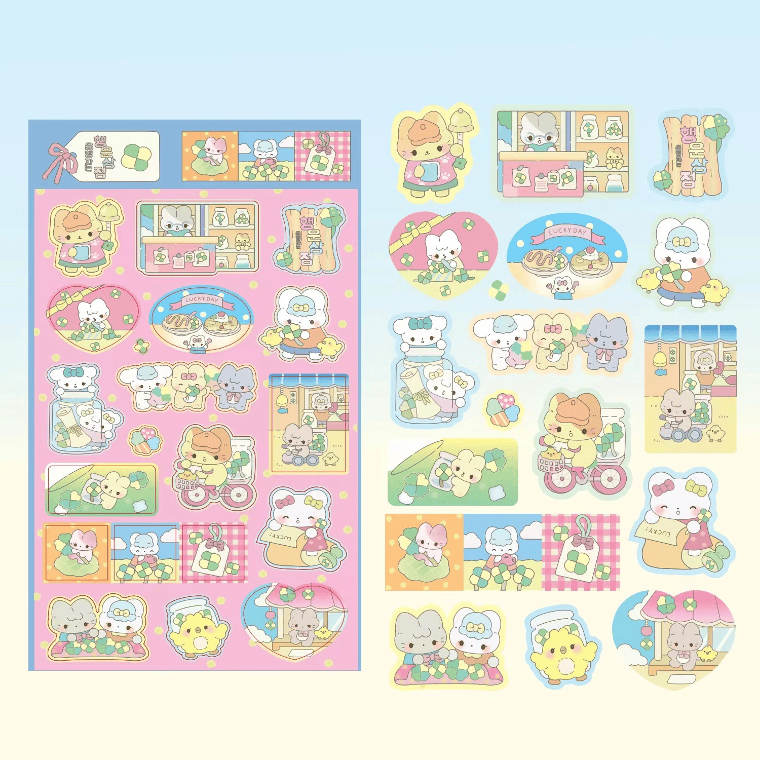 Kawaii Holographic Stickers - Cute Cartoon DIY for Scrapbook, Phone ...