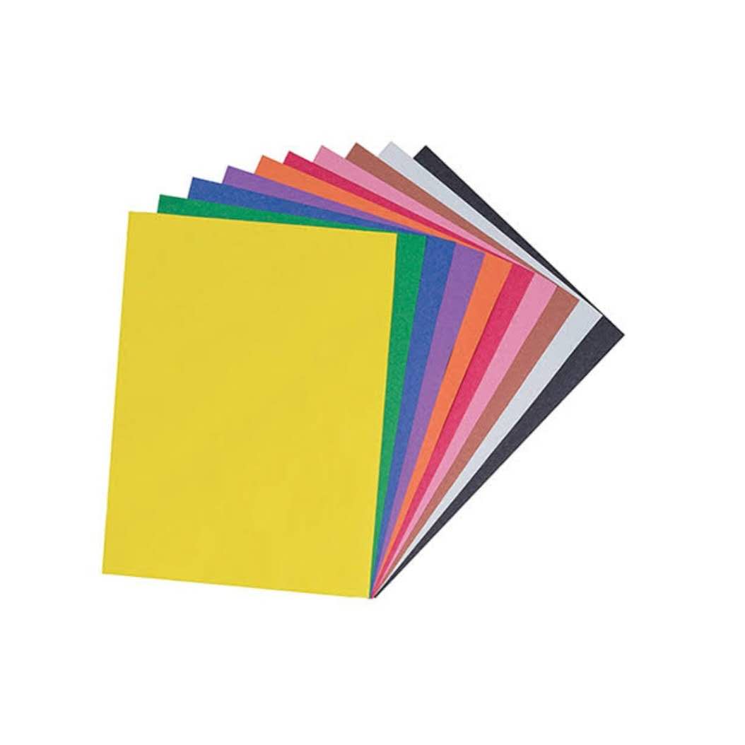 CONSTRUCTION PAPER ASSORTED COLOR 10PCS IN 1 PACK SHORT AND LONG ...