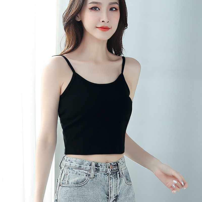 VeryMall 3pcs/6pcs Spaghetti Strap Sando tank tops sexy tops Black and ...