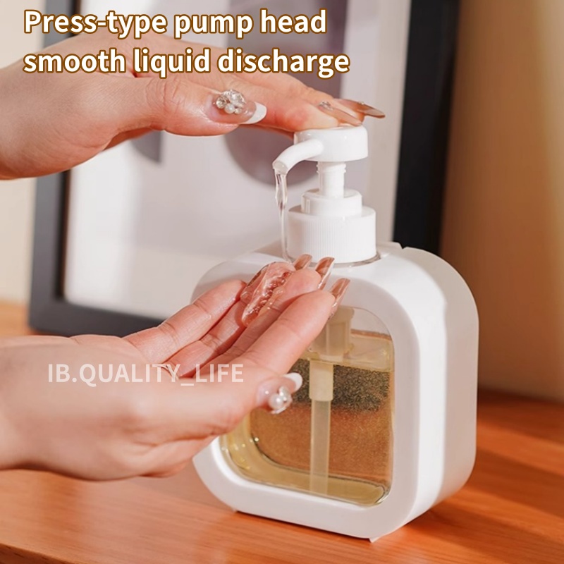 IB Clear Plastic Sub-bottling Container for Hand Sanitizer, Shower Gel ...