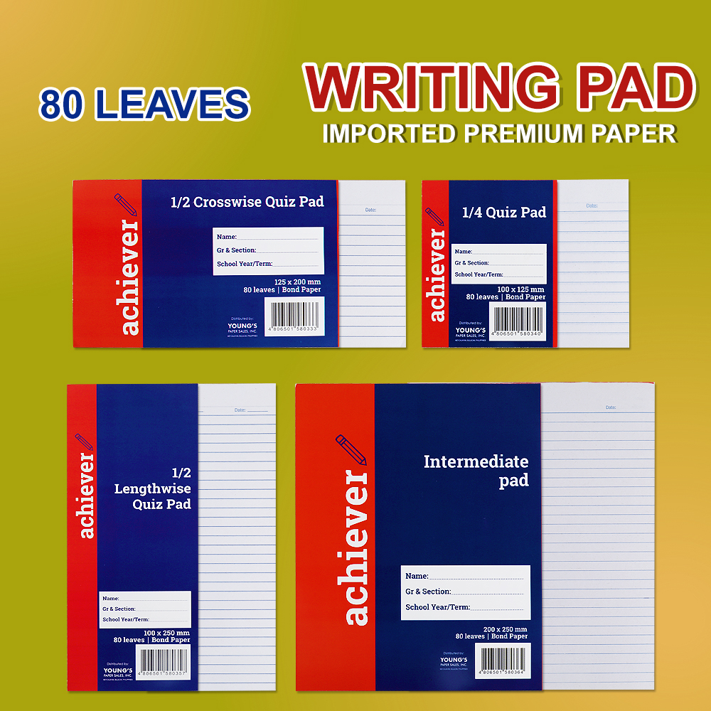 ACHIEVER Writing Pad pad For Grade1 Grade 2 Grade 3,3v Grade 4 and ...