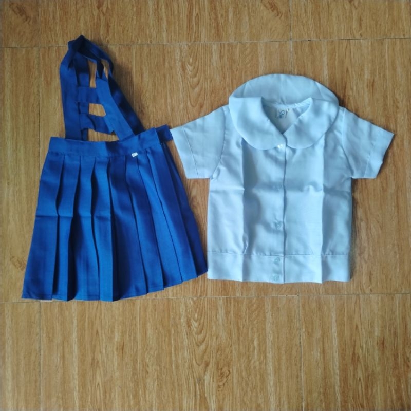 BLOUSE+PALDA ROYAL BLUE TERNO SET SCHOOL UNIFORM KATRINA FABRIC ...