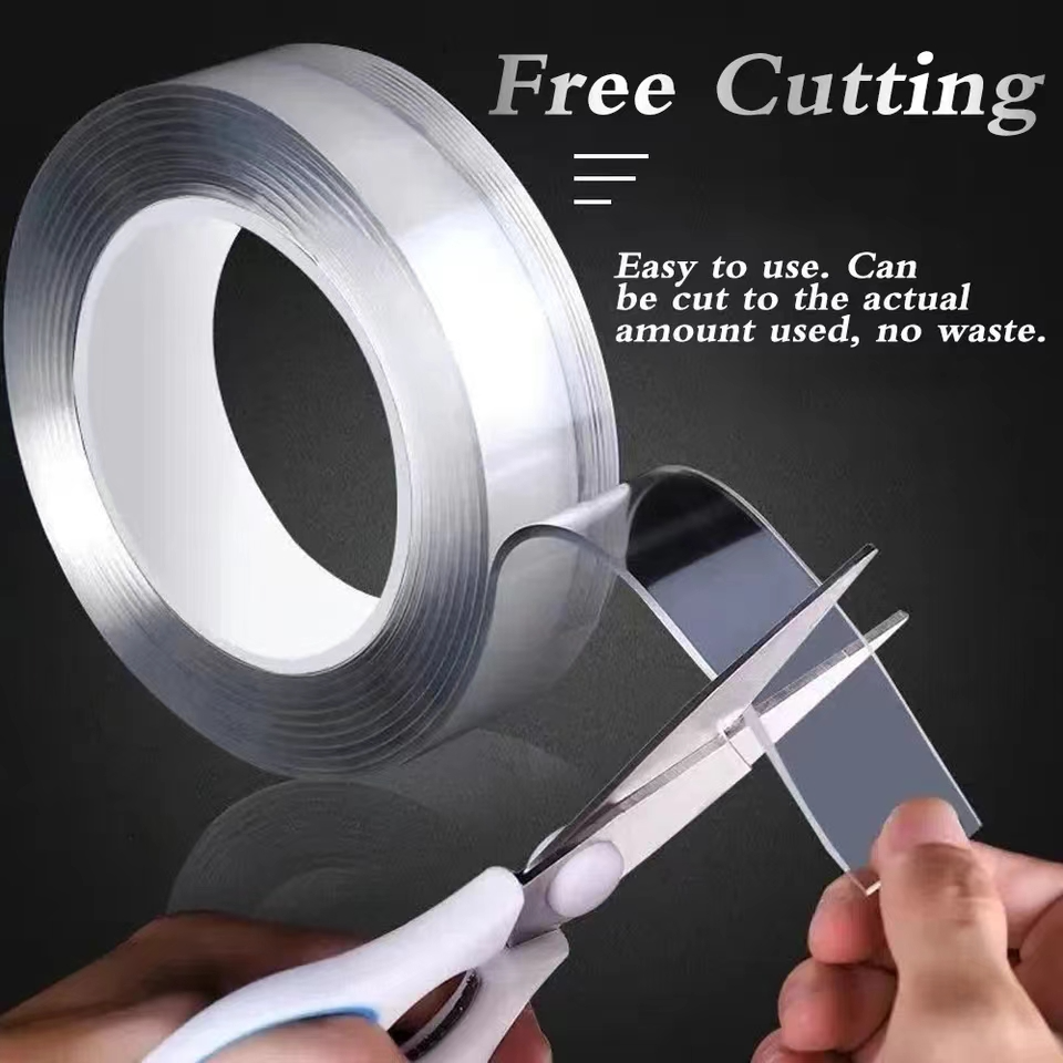 5M Nano Tape Double Sided Tape Multifunctional Transparent Reusable Non ...