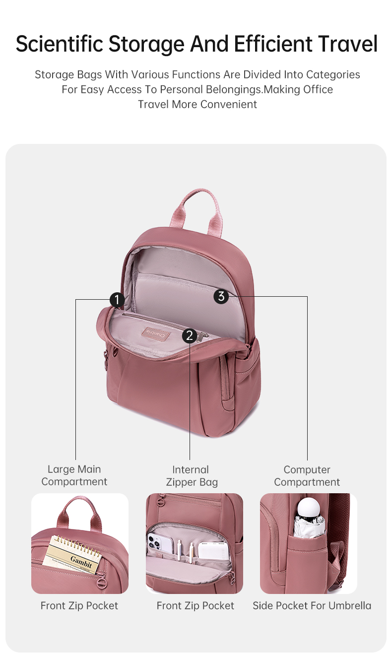 Chantria CB00770 Small Student Bag Nylon Water Resistant 10L Laptop ...