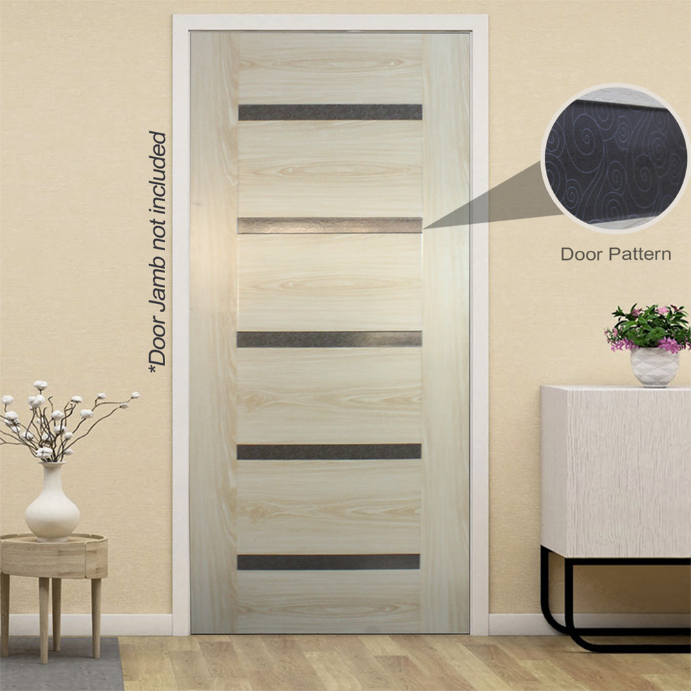 100% Real Wood Door for Main door/ bedroom/ office/ living room Wooden ...