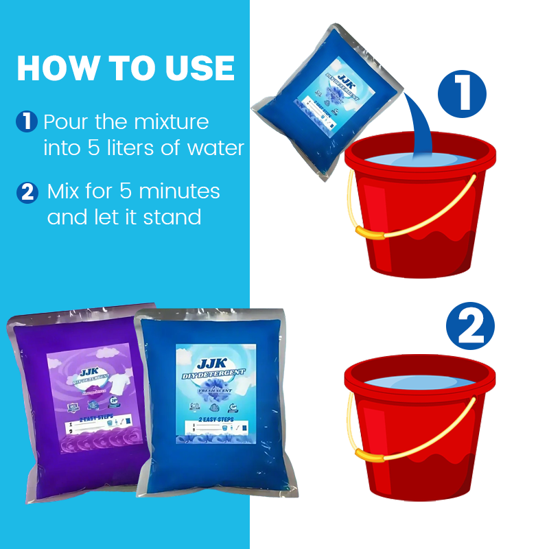JJK LIQUID LAUNDRY DETERGENT 18LITERS YIELD INSTANT EASY MIX Makes 18 ...