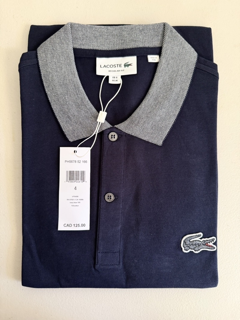 Original and Brand New Lacoste Men's Regular Fit Polo Shirts | Shopee Philippines