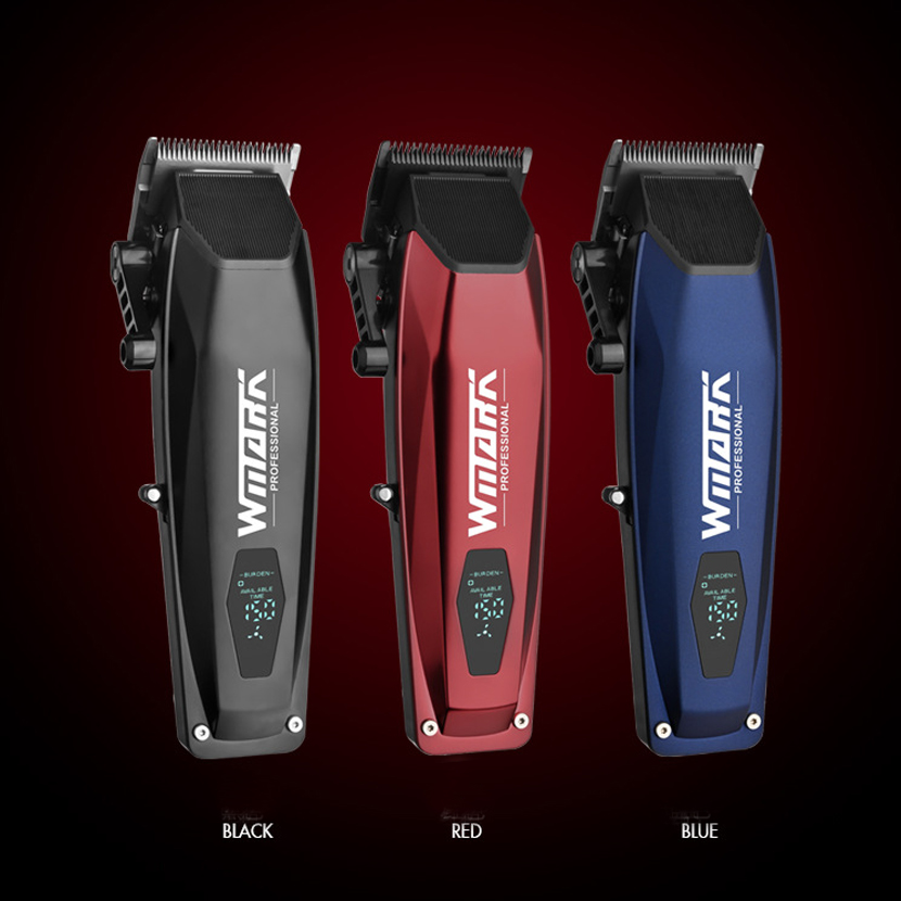 WMARK Smart Hair Clipper Rechargeable Cordless Trimmer with Digital ...