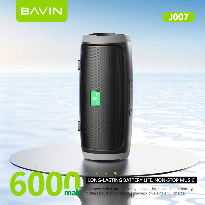 BAVIN J007 Portable Bluetooth Wireless Speaker Splashproof W/ TF Card & USB Port | Shopee ...