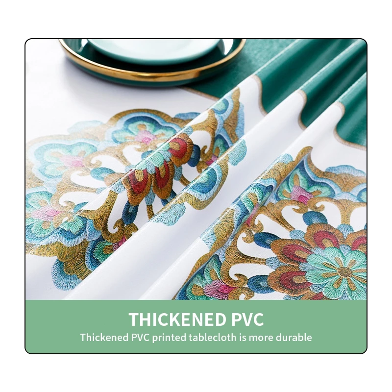 Pvc Tablecloth Oil Proof Waterproof Antifouling Tablecloth for Outdoor ...