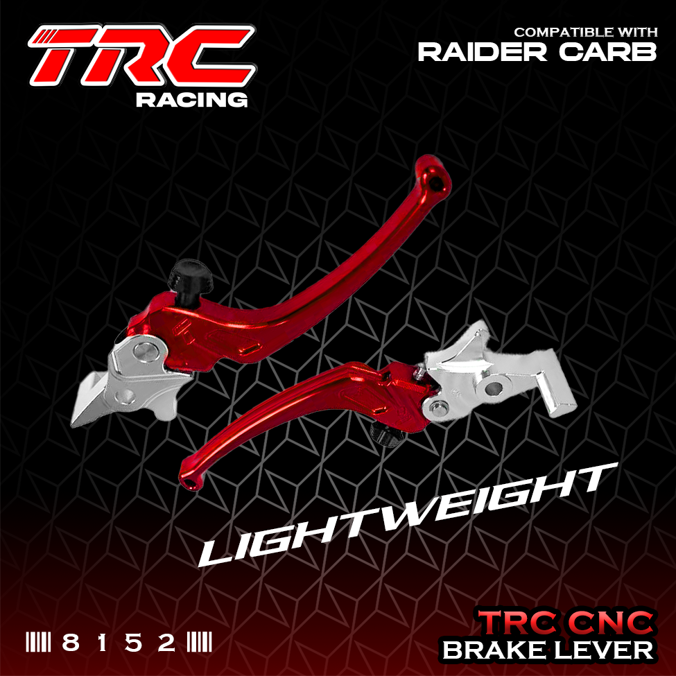 TRC RACING CNC BRAKE LEVER for RAIDER CARB/FI (MODEL 2015 AND UP) 8152 ...