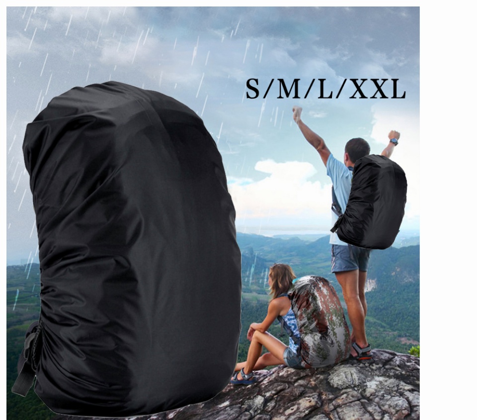 Outdoor Rain Cover for Backpacks – Waterproof Hiking & School Bag ...