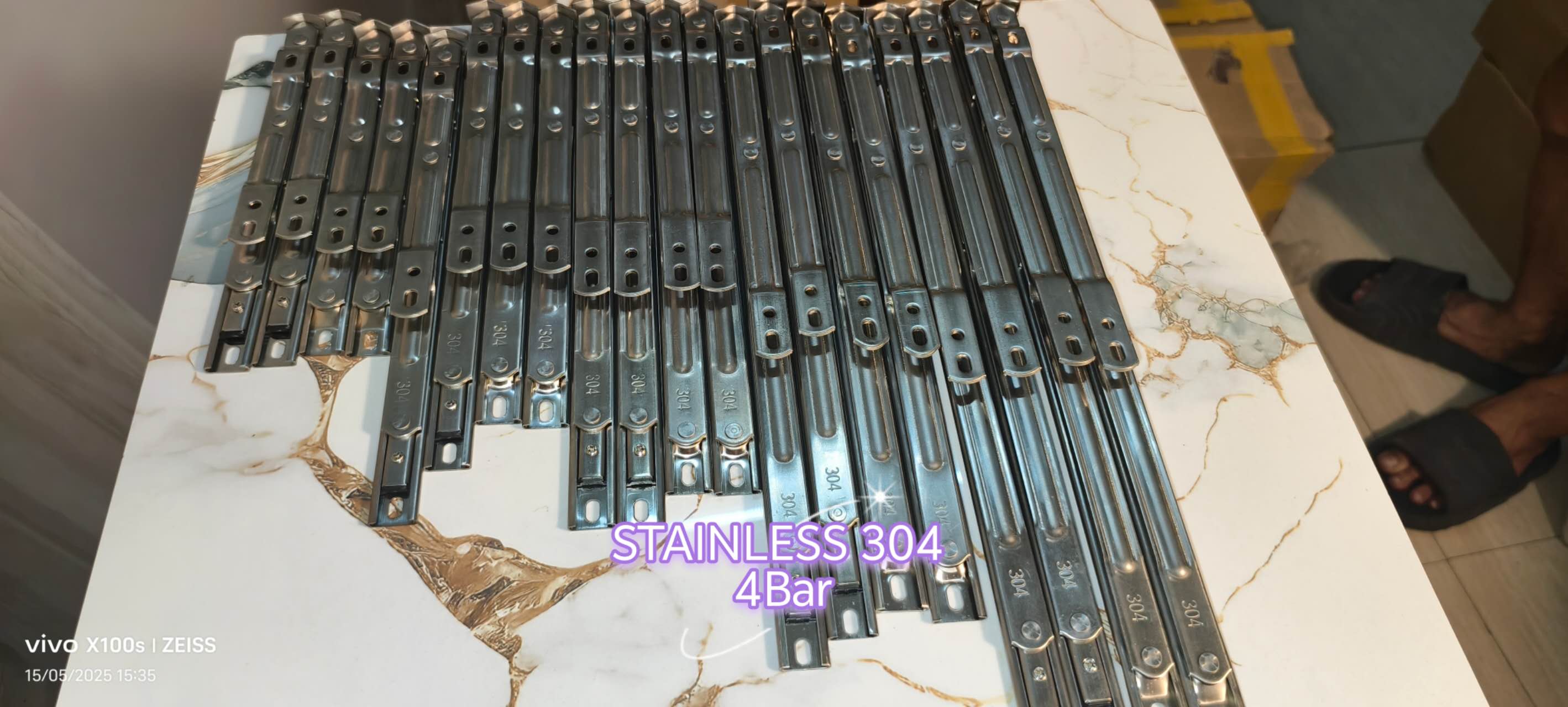 2 Pcs Stainless 304 4Bar Hinges For Awning Casement Windows 8" 10" 12 ...