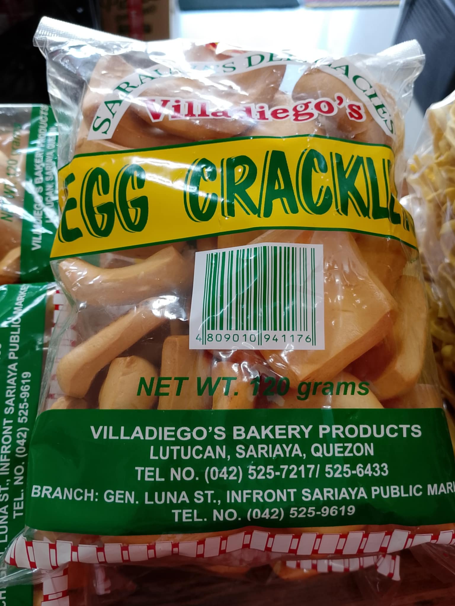 Villadiego's Egg Cracklets/Galletas Tengang Daga Biscuits Snacks ...