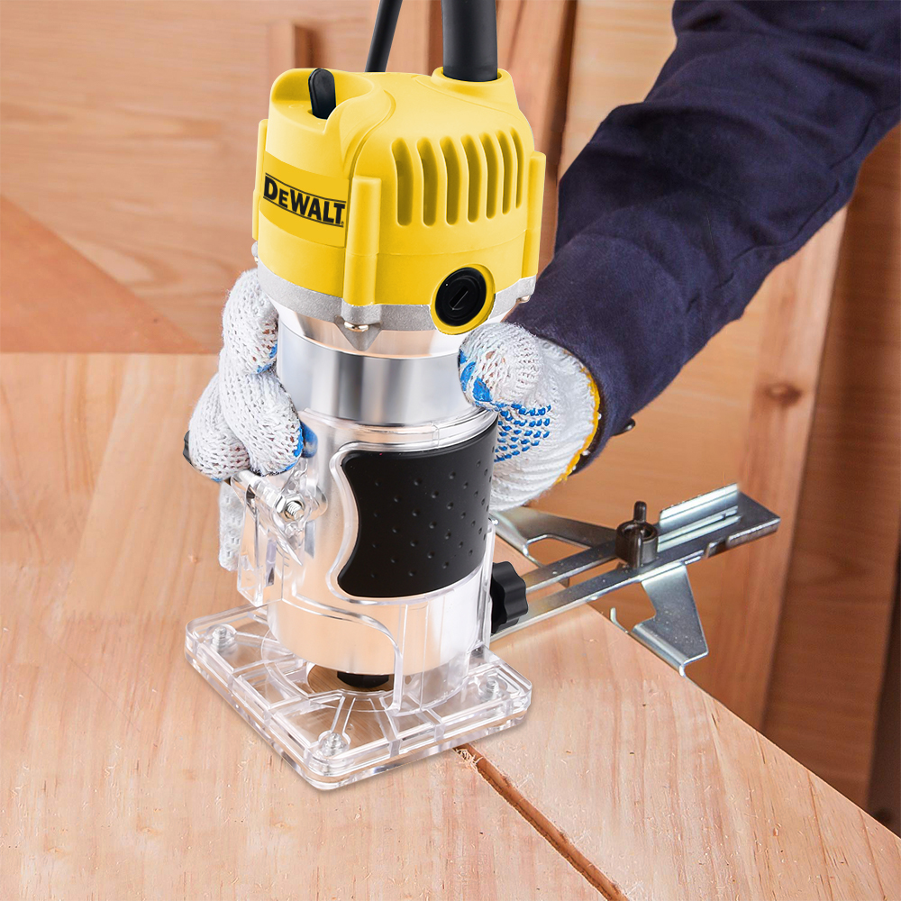 DeWALT Palm wood Router with 15pcs/set Bits Trimmer Professional Power ...