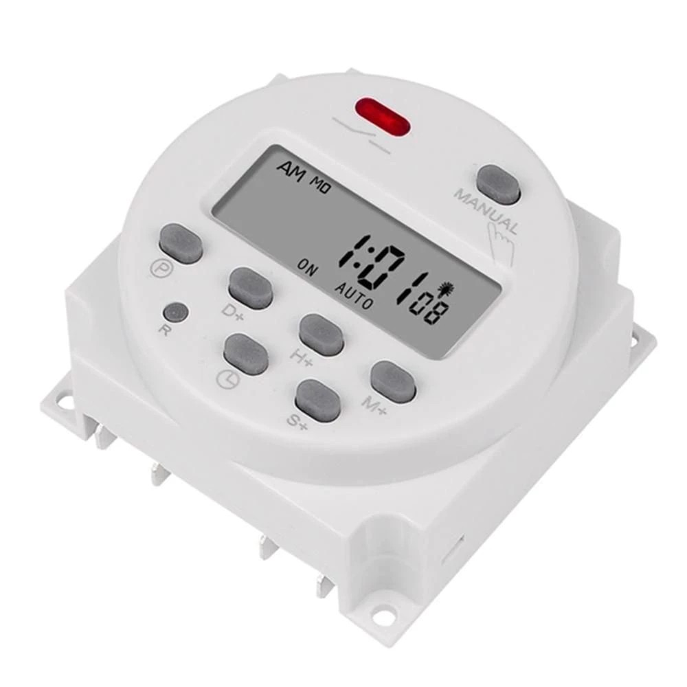 SINOTIMER 220V Weekly 7 Days Digital Programmable Timer Power Control ...