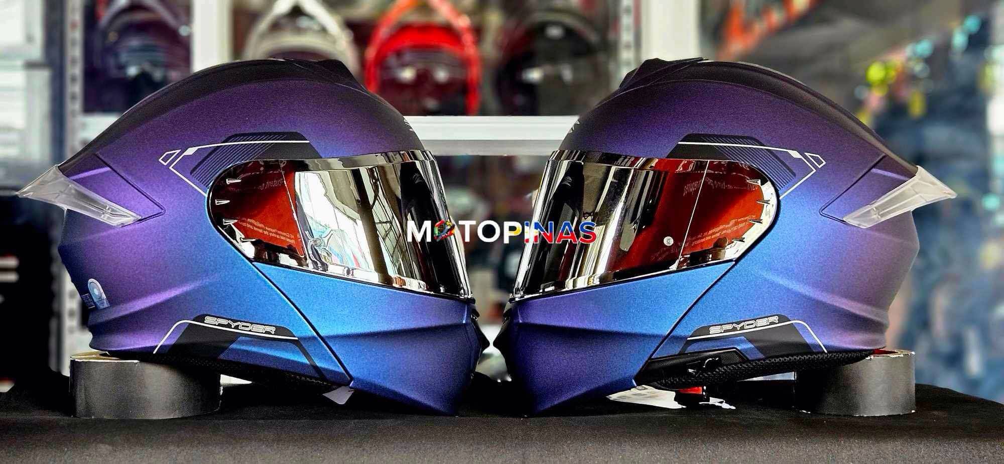SPYDER FORCE + V2 Modular Helmet Dual Visor Helmet | Shopee Philippines