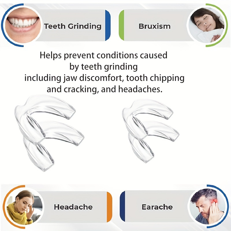 Silicone Mouth Guard for Teeth Grinding Night Guard Anti Snoring ...