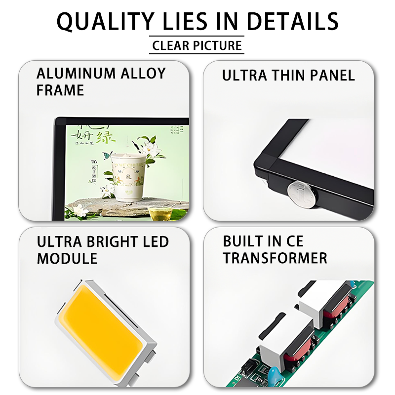 Milk tea store Menu luminous ordering sign LED billboard ultra-thin hanging | Shopee Philippines