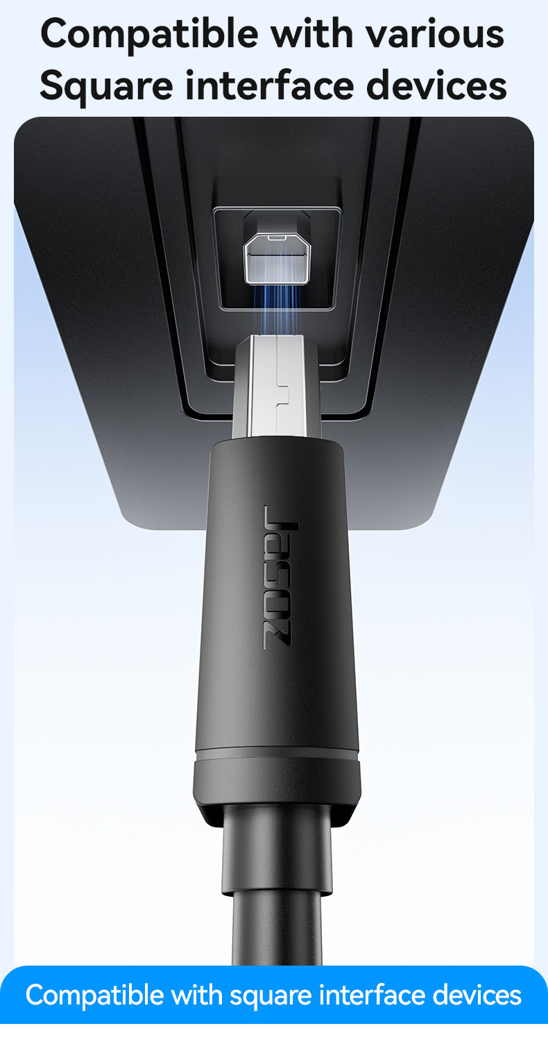 Jasoz USB Printer Cable USB Type A Male to B Male Printer Cable For Hp ...