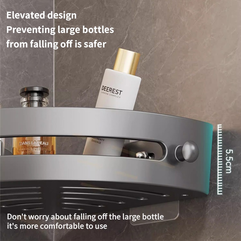 BUY 1 TAKE 2 Upgrade Bathroom Corner Shelf Punch-free Wall Mounted ...