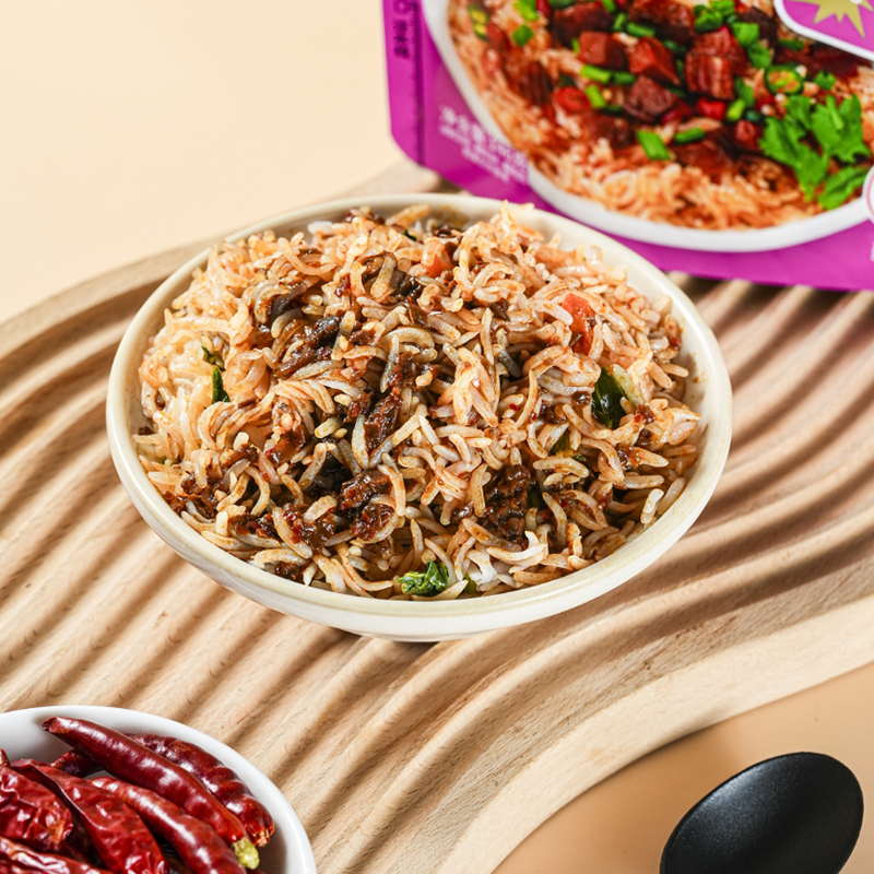 Self heating rice meal instant fried rice with multiple Flavor Fast ...