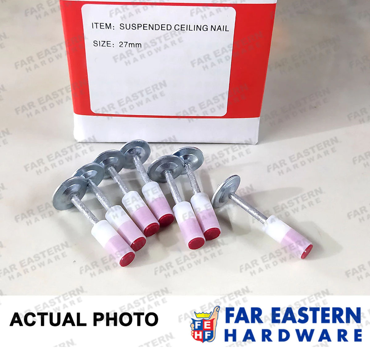 Suspended Ceiling Concrete Nail Rivets 27mm for Mini Nail Gun 200pcs ...
