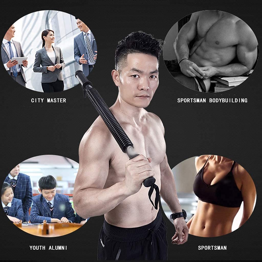 Spring Arm Strength Hand Gripper Power Twister Resistance Bend Bar for ...