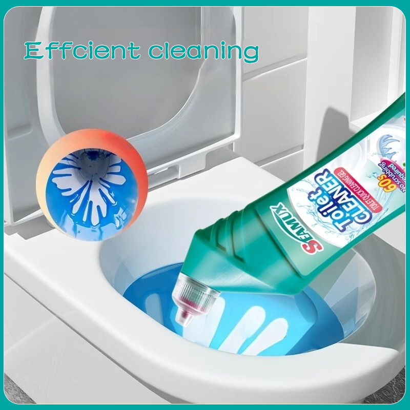 Seamux 2x500ml Antibacterial Toilet Bowl Cleaner Kills 99% Bacteria ...