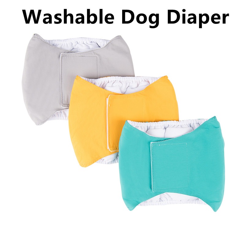 Waterproof Dog Physiological Pants for Male Reusable Puppy Dog Diaper ...