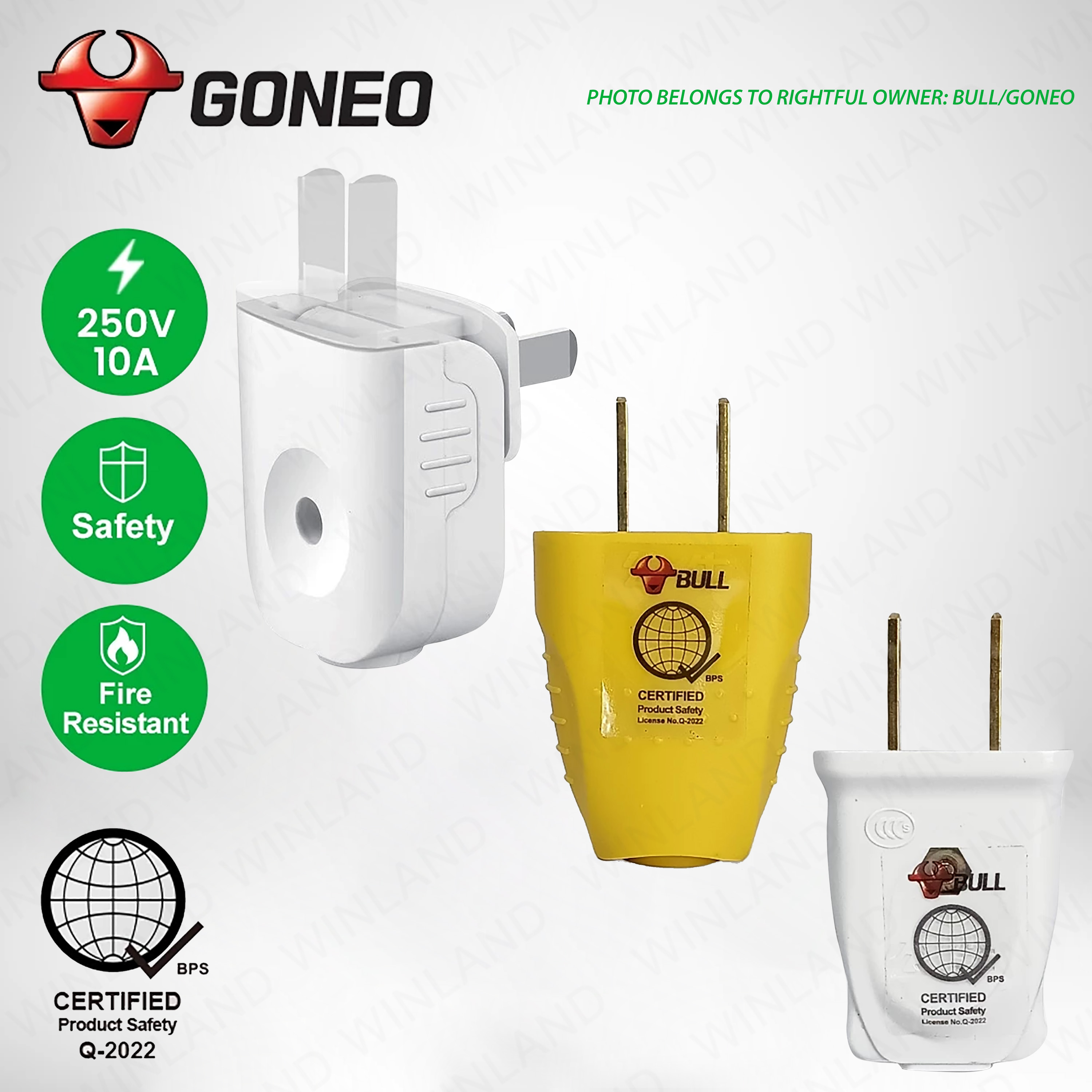 Bull/Goneo by Winland Unbreakable Series Electrical Heavy Duty Socket ...