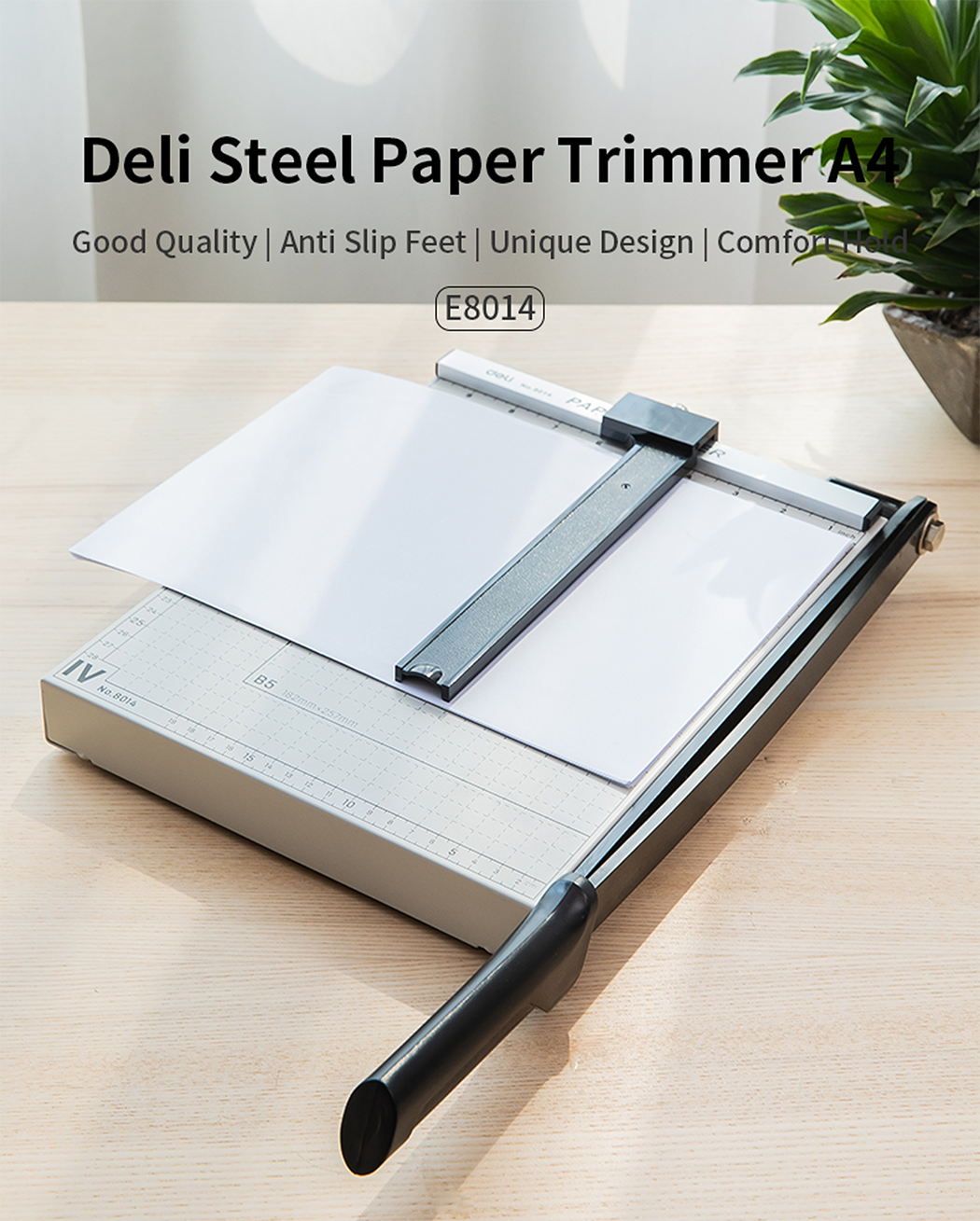 Deli 8014 Metal Paper Trimmer 12x10 Inch | Shopee Philippines