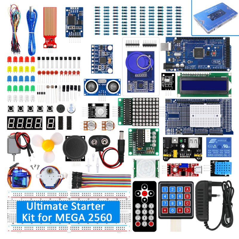 Mega 2560 Project Starter Kit For Mega328 Nano With Tutorial Compatible Arduino Ide | Shopee ...