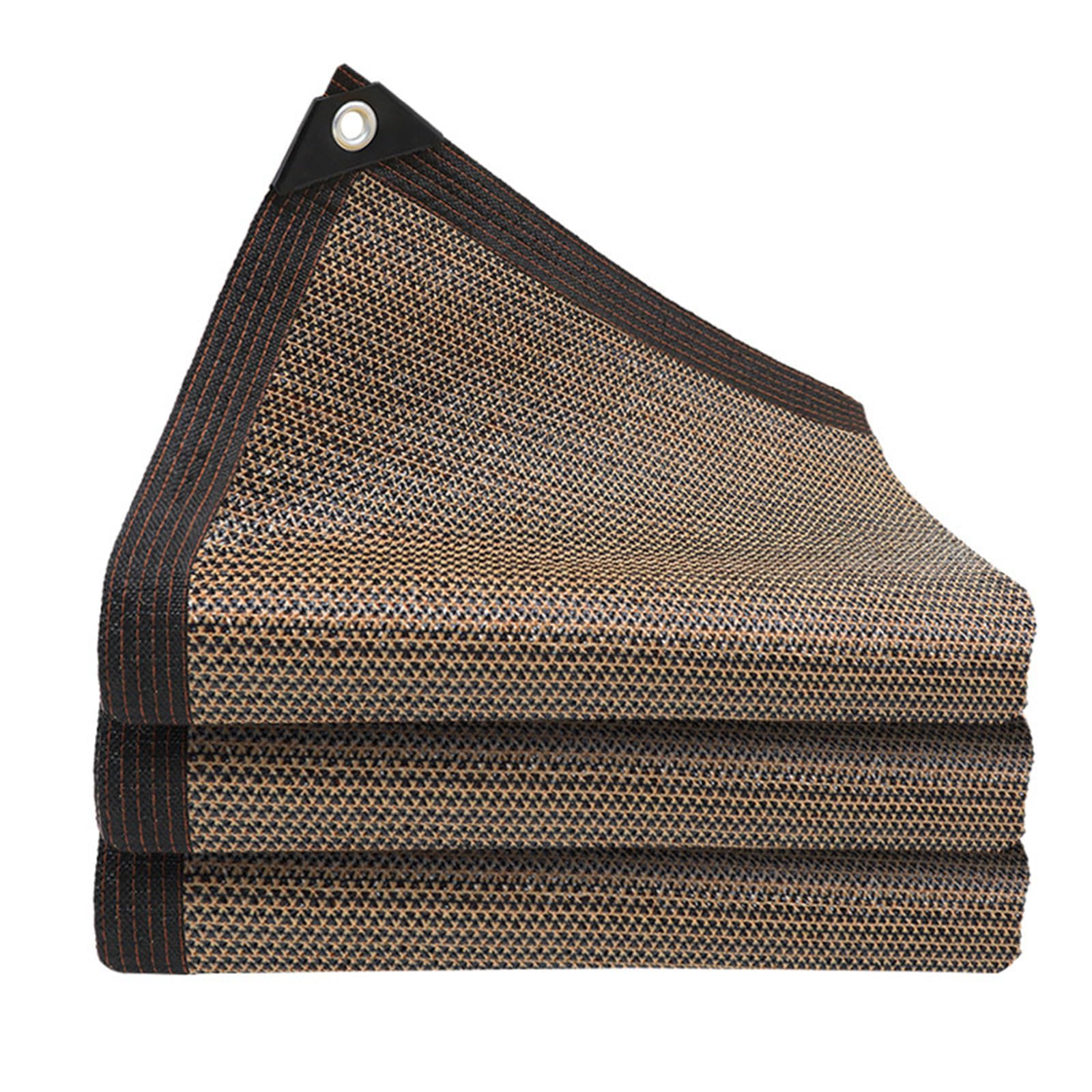 【Brown/Black】Anti UV Sunshade Net High Density Waterproof shading net ...