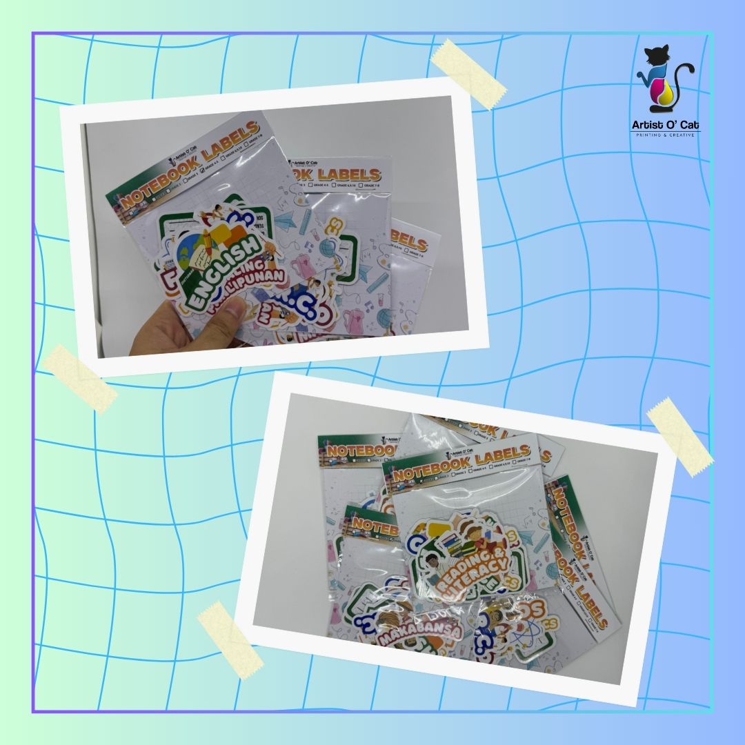 SUBJECT STICKER LABELS - Grades 1 to 10 (FREE NAME LABELS) | Shopee ...