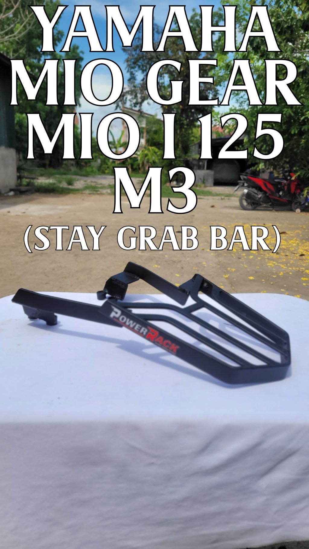 YAMAHA MIO GEAR / MIO I 125 / M3 / TOPBOX BRACKET / STAY GRAB BAR ...