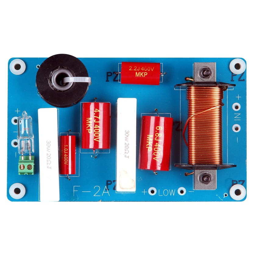FT-2A 1000W 2-Way Crossover Network - High Power Speaker Divider ...