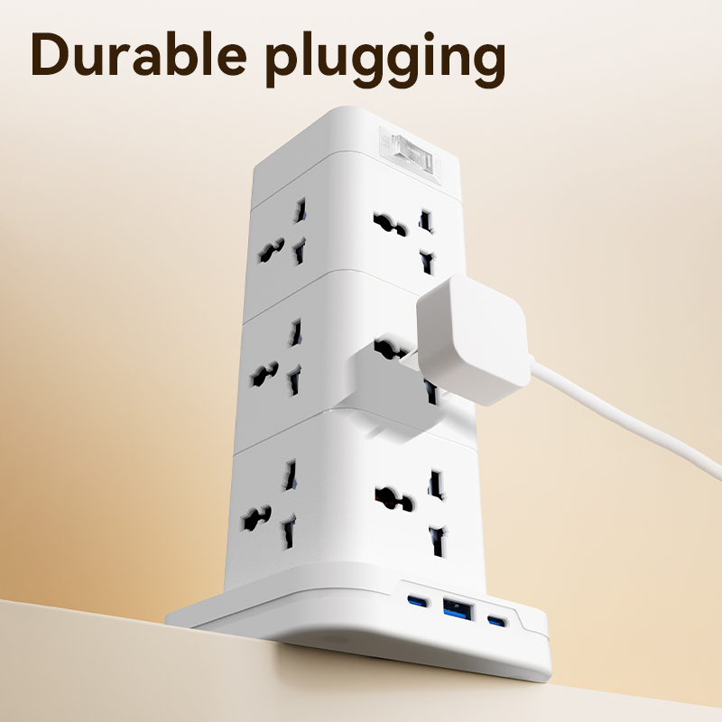 Deli Universal Hole Vertical Socket 4/8/12 Group 1A2C 1.6/3M Extension ...