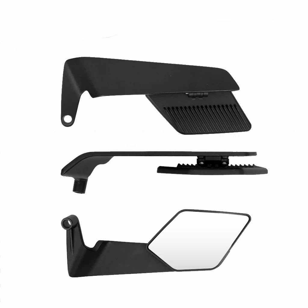 【12H Ship】Wind Wing Rotating Side Mirror V5 Alloy Stem 14*8Cm Wide View ...